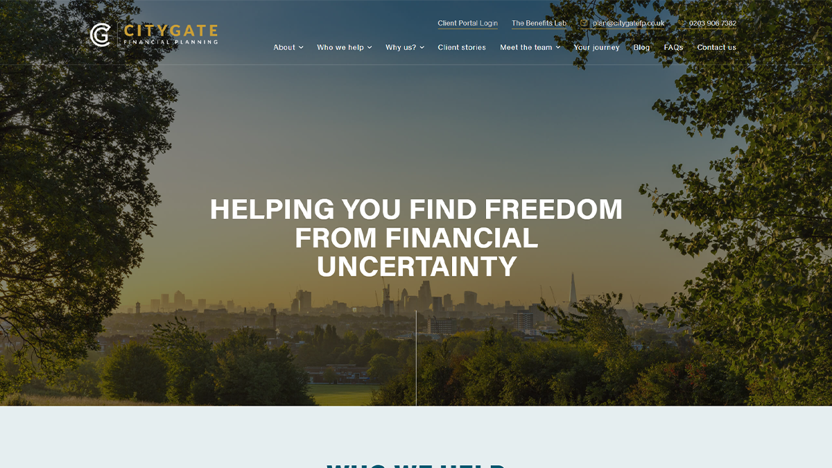 About | Citygate Financial Planning | London
